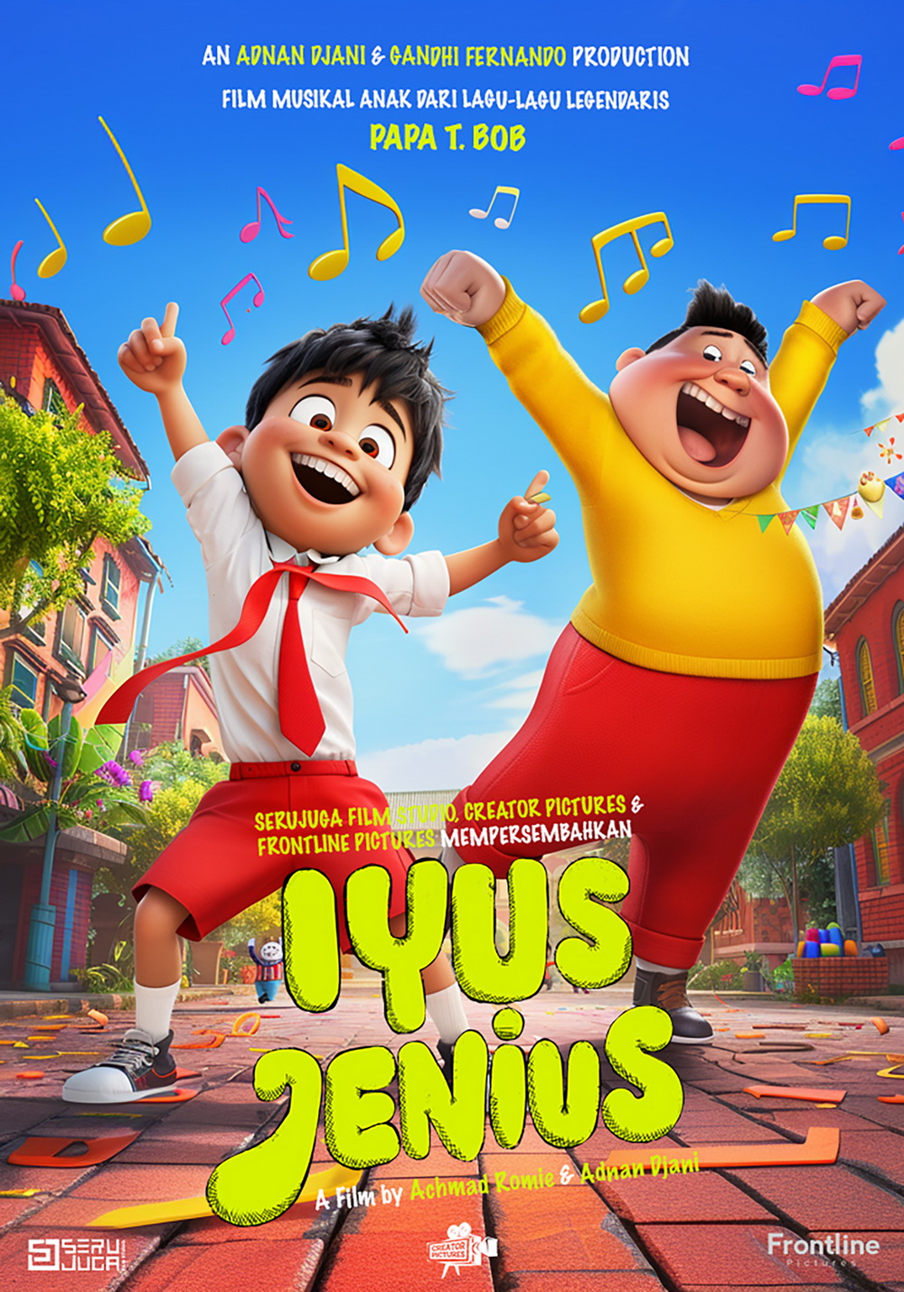 Lestarikan Lagu Anak-Anak Karya Papa T. Bob lewat Film Iyus Jenius